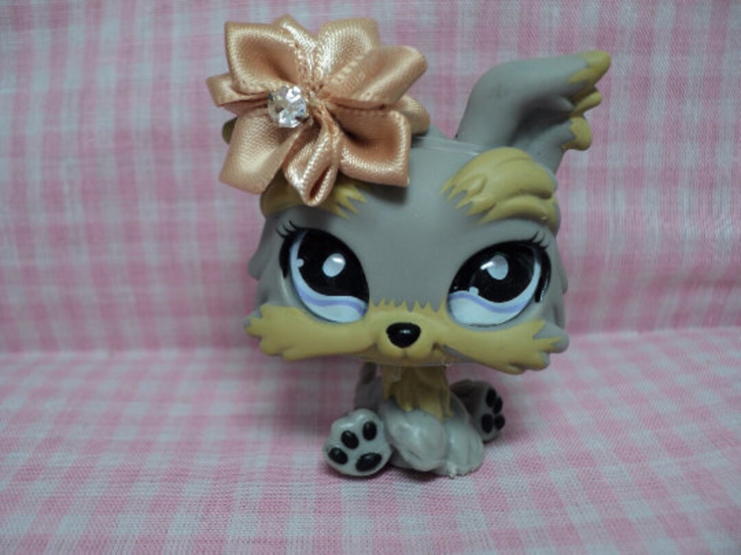 Discontinued Rare LPS Littlest Pet Shop Realistic Eyes Yorkie W ...