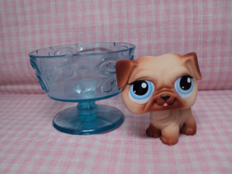 Discontinued Rare LPS Littlest Pet Shop Blue Pug Dog W/accessory - Etsy