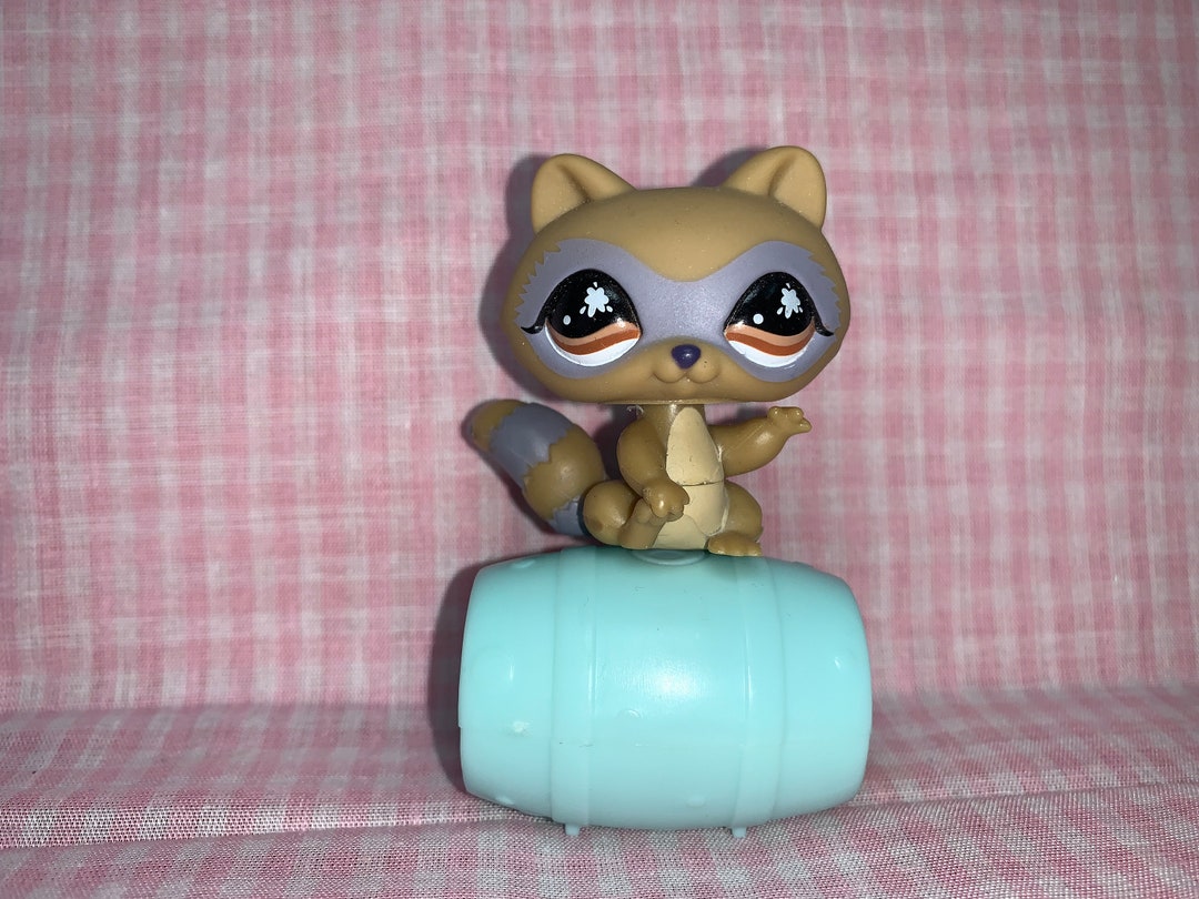Discontinued Rare LPS Littlest Pet Shop Raccoon Magnet Barrel (007) - Etsy
