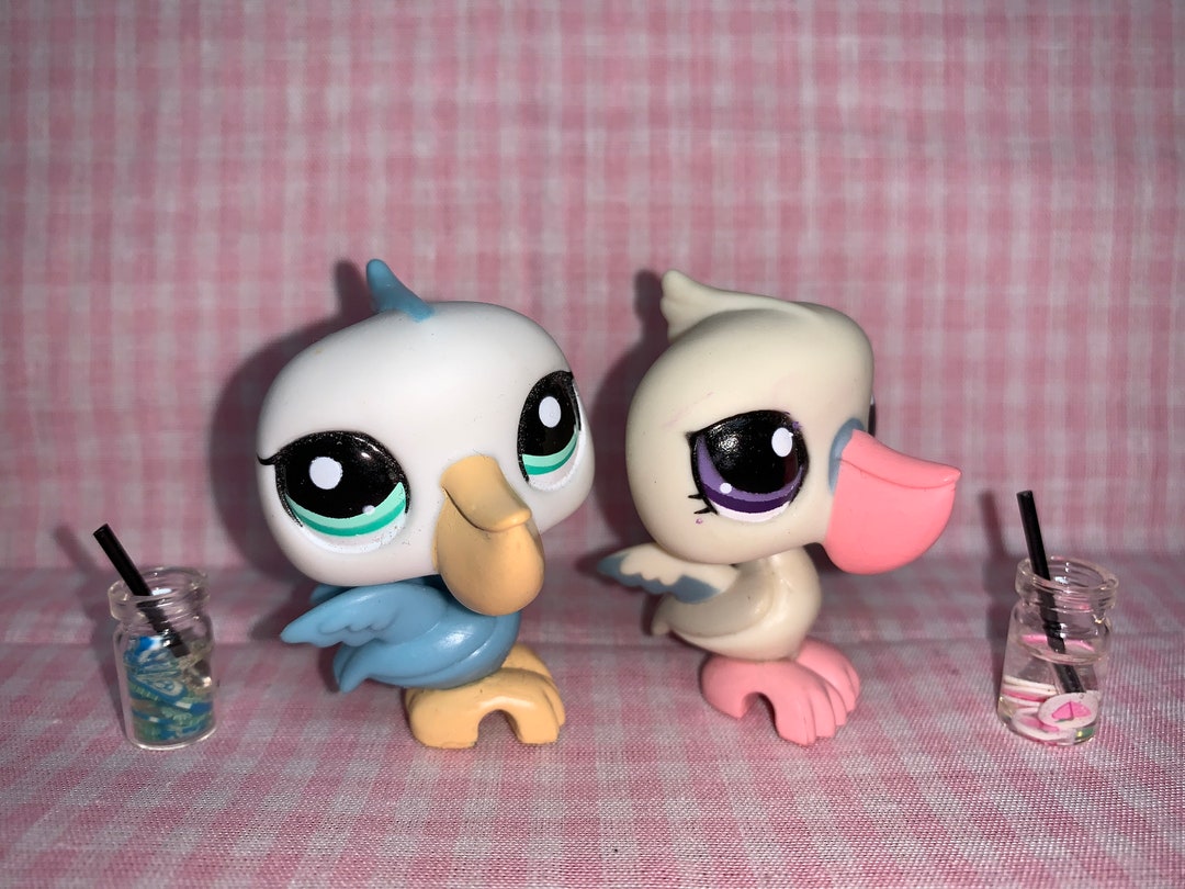 Discontinuous Rare Authentic LPS Littlest Pet Shop Lot of 2 Pelican ...