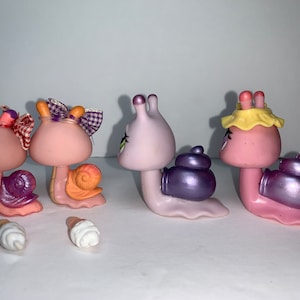 Discontinued Rare Littlest Pet Shop LPS Lot of 4 Snails Family With ...