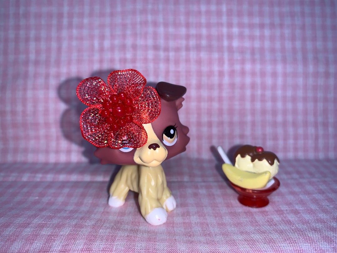 Discontinuous Rare Authentic LPS Littlest Pet Shop Red Collie - Etsy