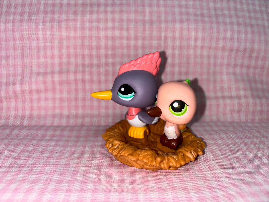 Discontinued Rare LPS Littlest Pet Shop Lot of 2 Pair of Woodpecker ...