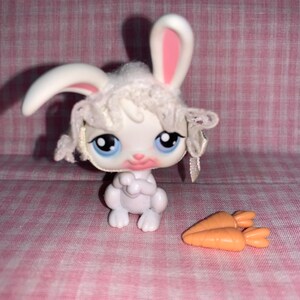 Discontinued Rare LPS Littlest Pet Shop Rabbit With Hat - Etsy