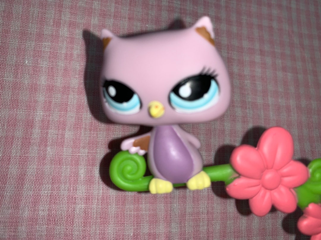 Discontinued LPS Littlest Pet Shop Owl With Stand (007) - Etsy
