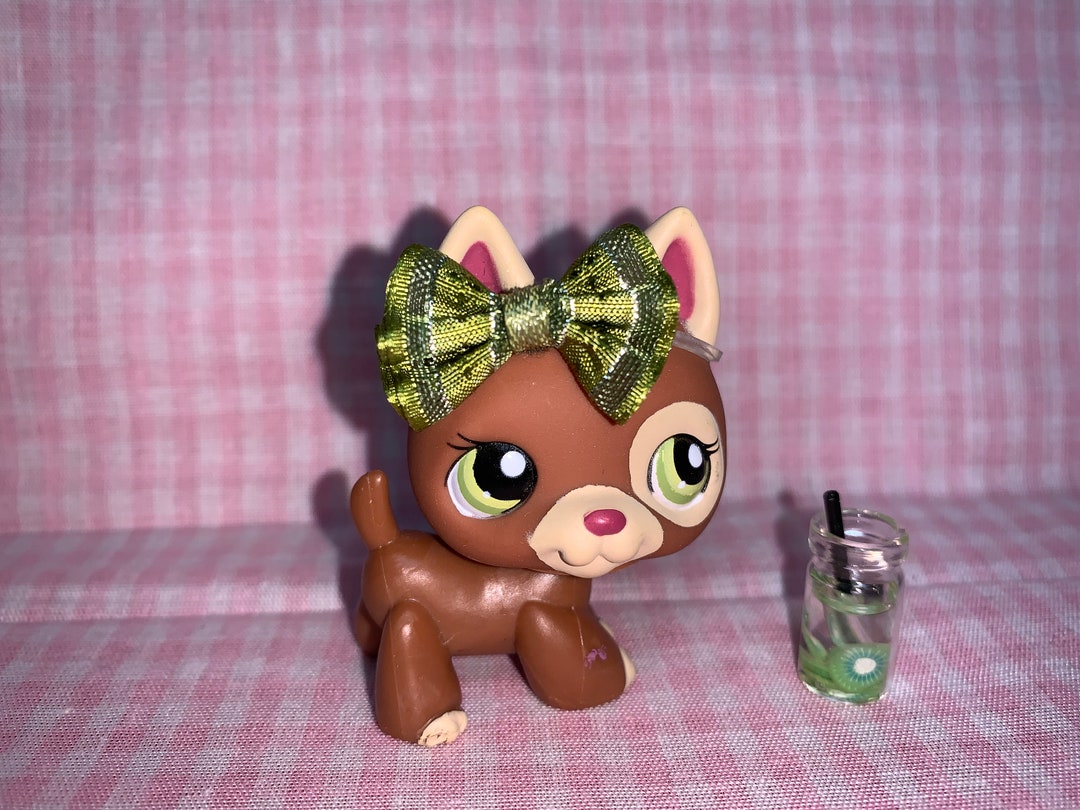 Discontinuous Rare Toy LPS Littlest Pet Shop German Shepard Dog With ...