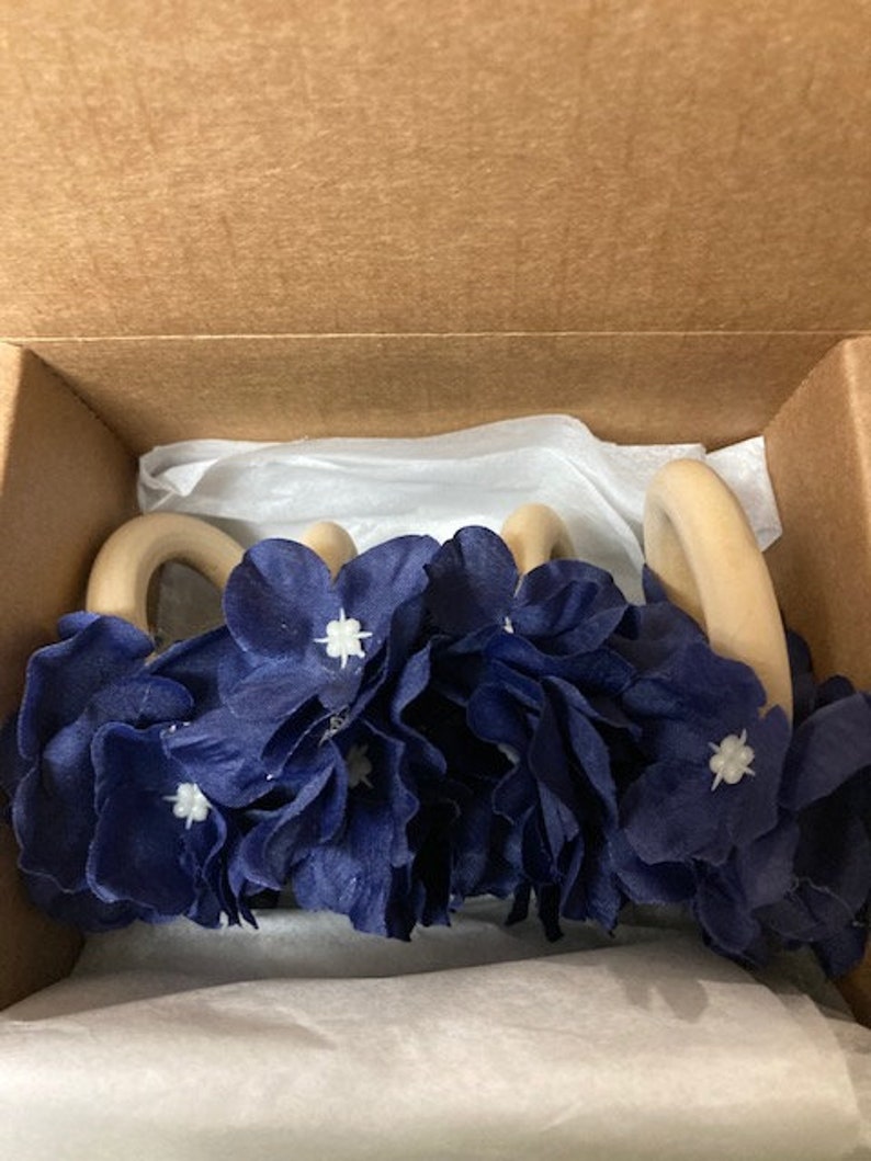 Hydrangea Napkin Rings (set of Four) - Etsy