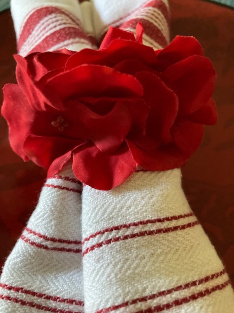 Hydrangea Napkin Rings (set of Four) - Etsy