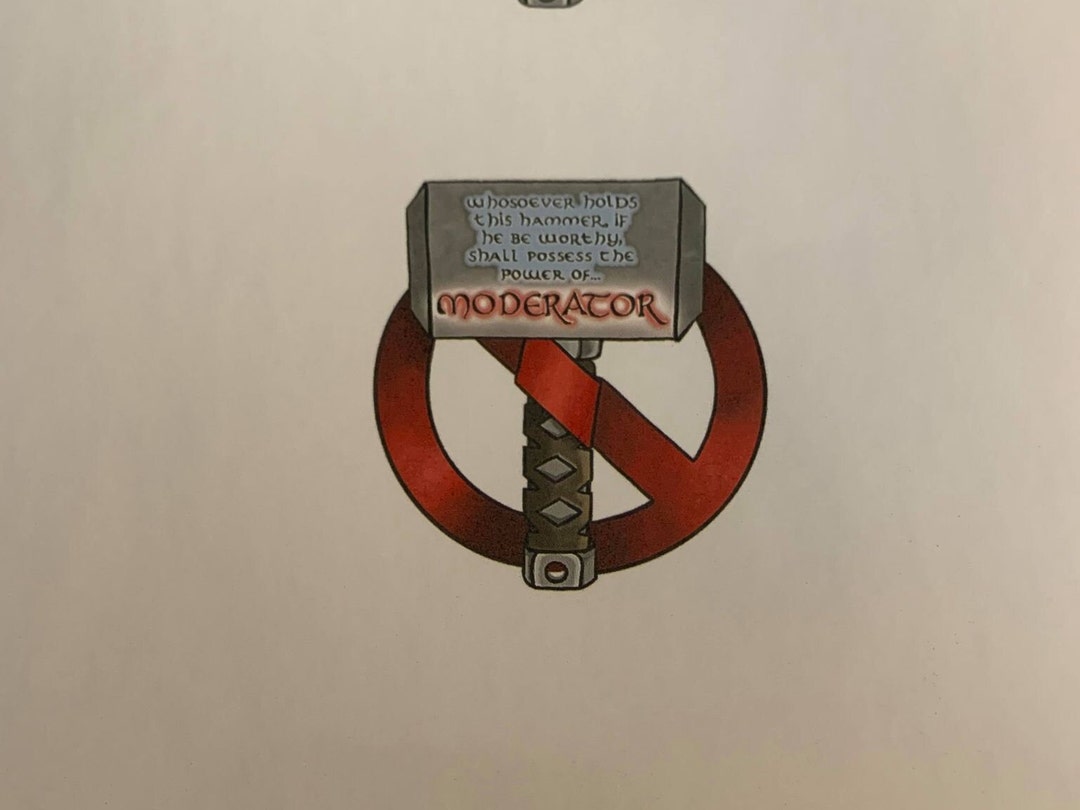 Custom Ban Hammer Sticker - Etsy