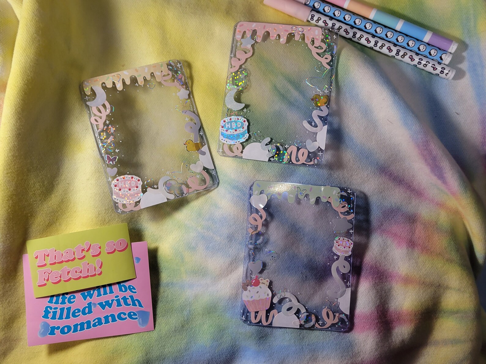 Kpop / Anime Decorated Toploader Bundle | Etsy