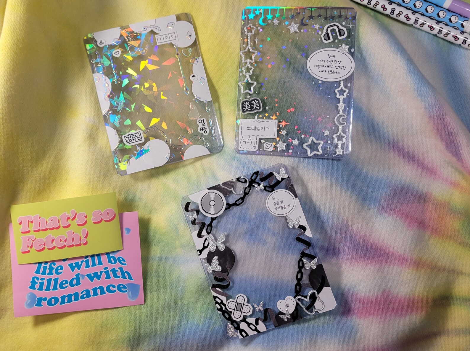 Kpop / Anime Decorated Toploader Bundle | Etsy