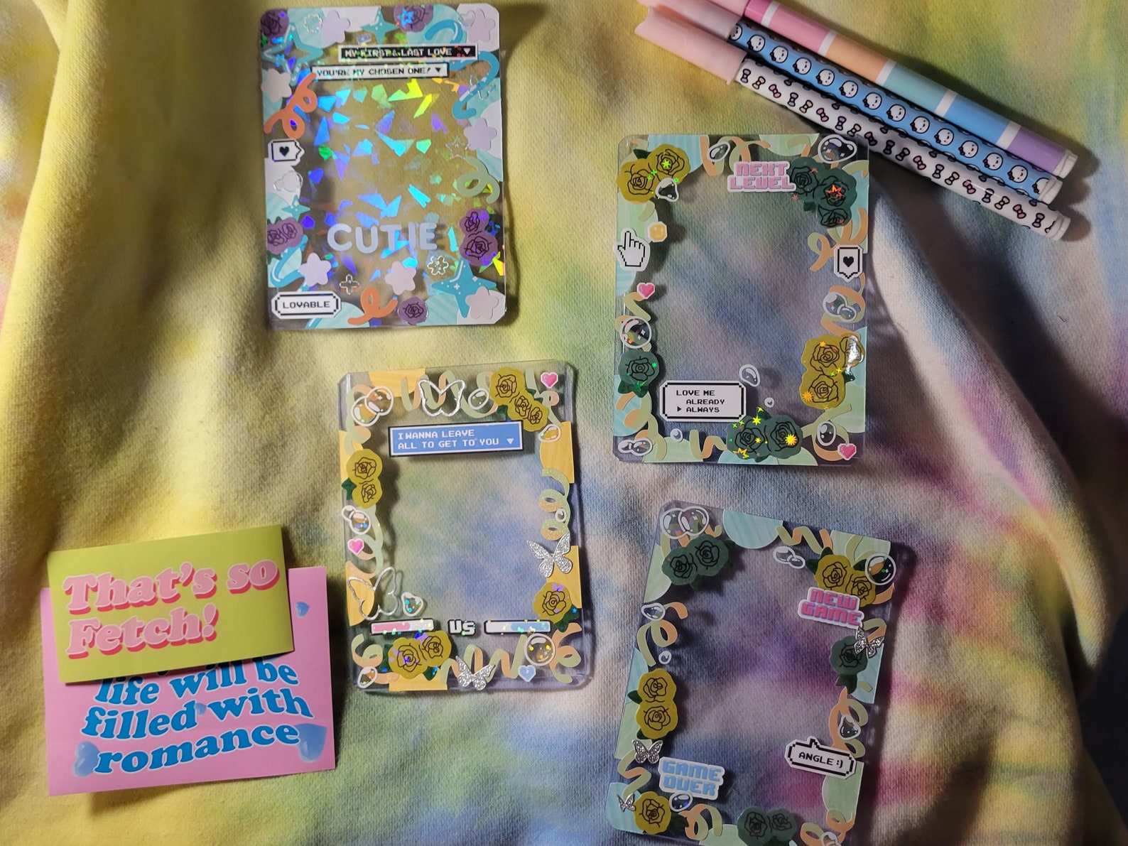 Kpop / Anime Decorated Toploader Bundle | Etsy