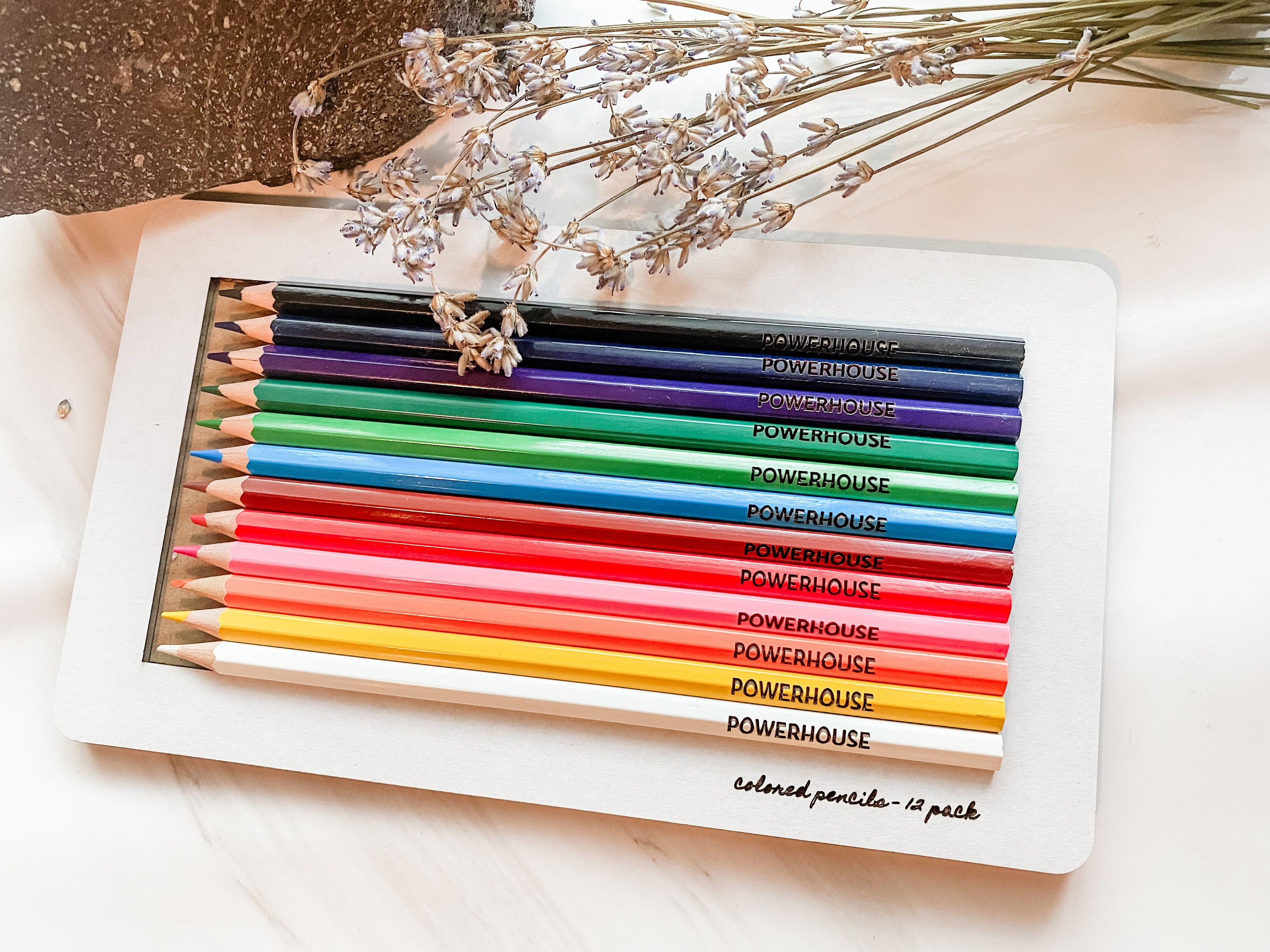 Custom Engraved 12-pack Colored Pencils - Personalized Gift for ...