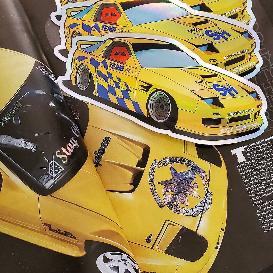 JDM Legends: Mazda RX7 // Jdm Sticker Window Stickers Jdm - Etsy