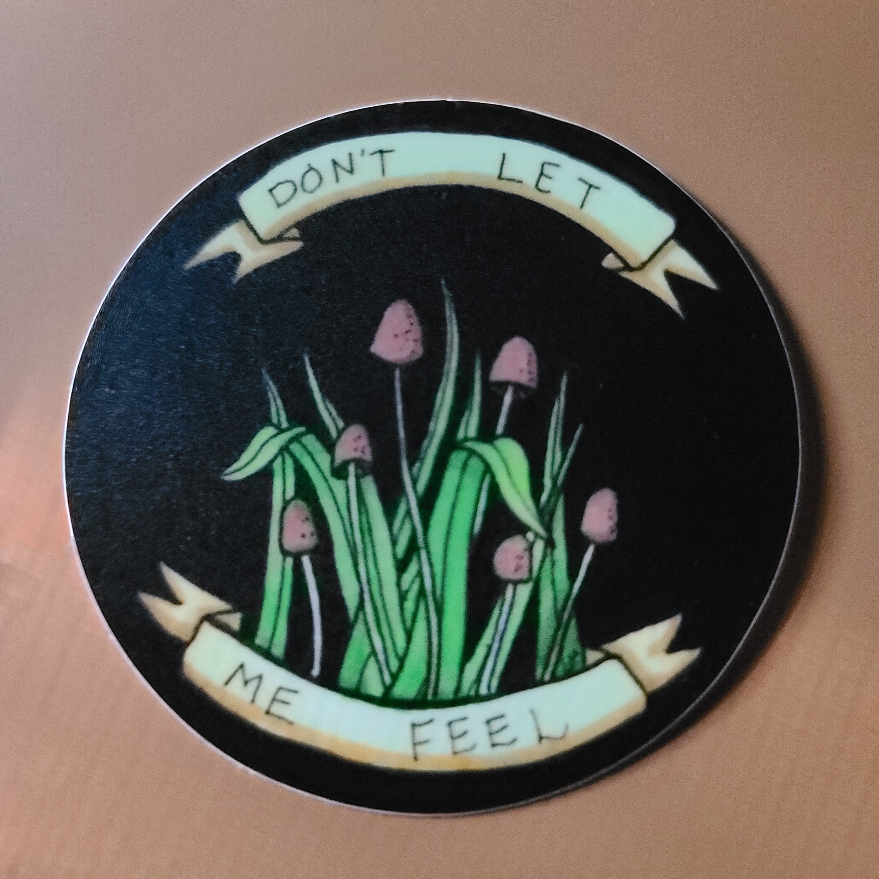 Angsty Stickers Mushroom Decals Emotional Sticker Feelings - Etsy