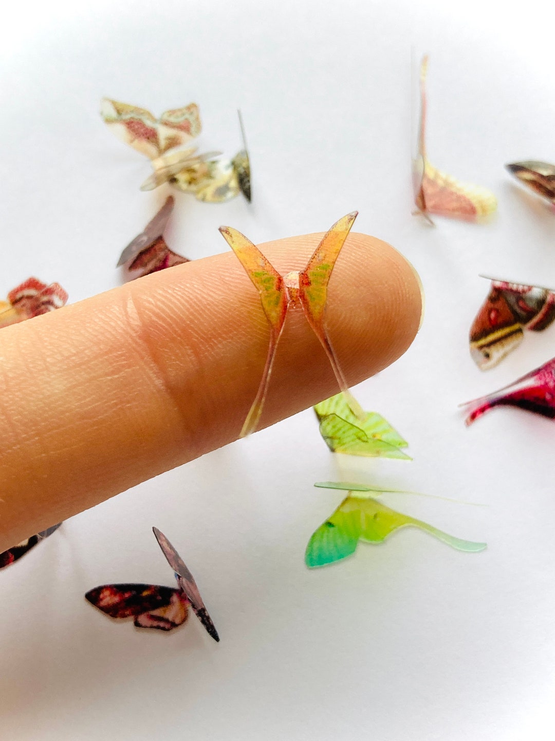 Miniature Plastic Moths - Etsy