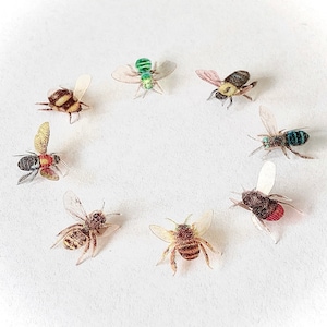 Miniature Plastic Bees - Etsy