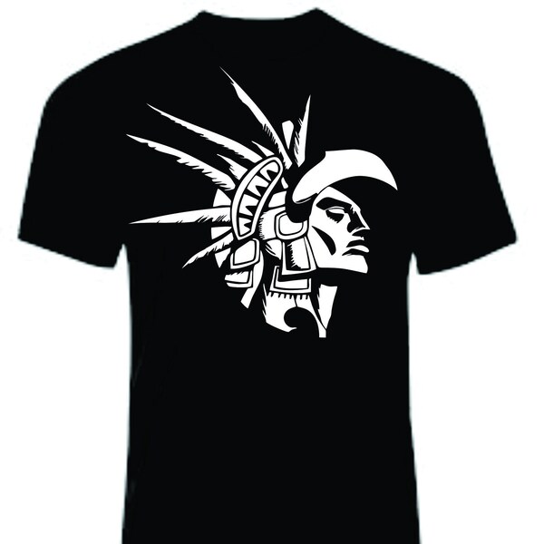 Aztec Warrior T Shirt - Etsy