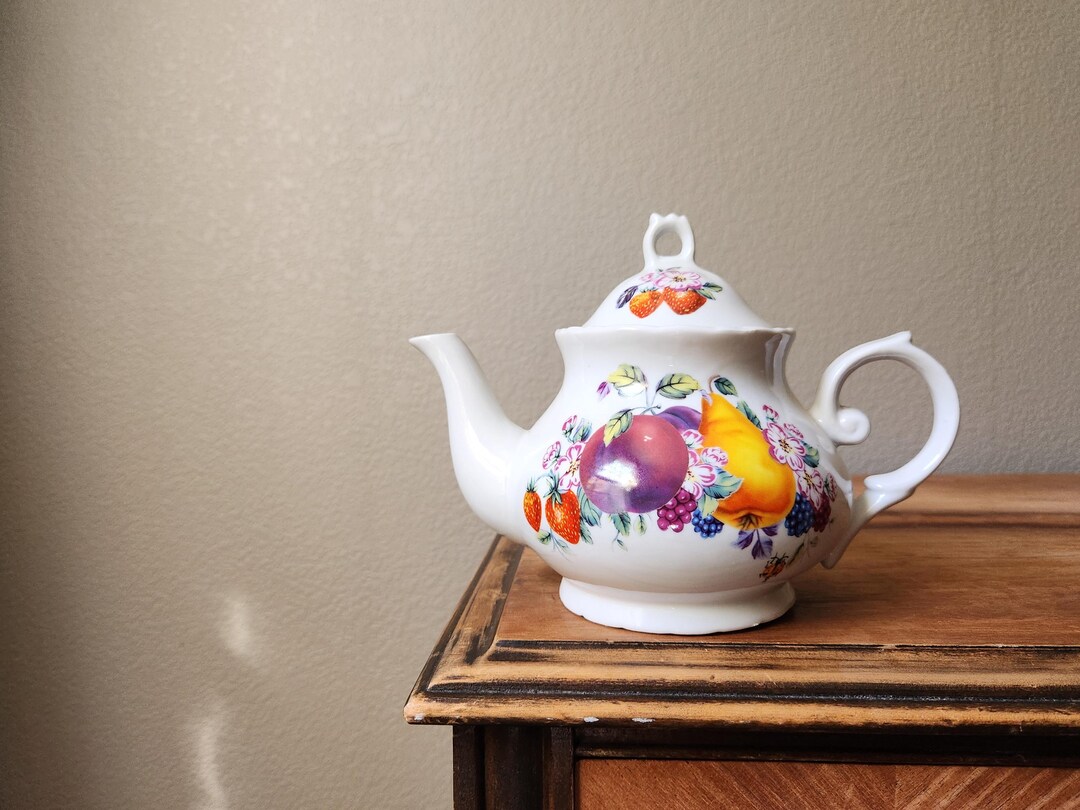 Fruit Harvest Ceramic Teapot - Teapot Gift - Teapot Collection - Summer ...