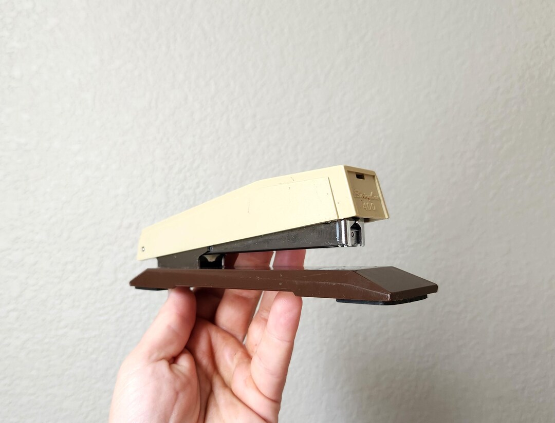 Swingline 400 Tan and Brown Stapler - Vintage Office Supplies - Desk ...
