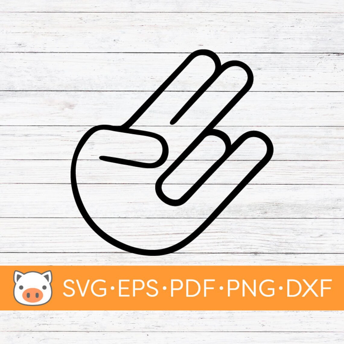 Shocker Hand Symbol SVG Digital Download File, SVG, Vector Cut File ...