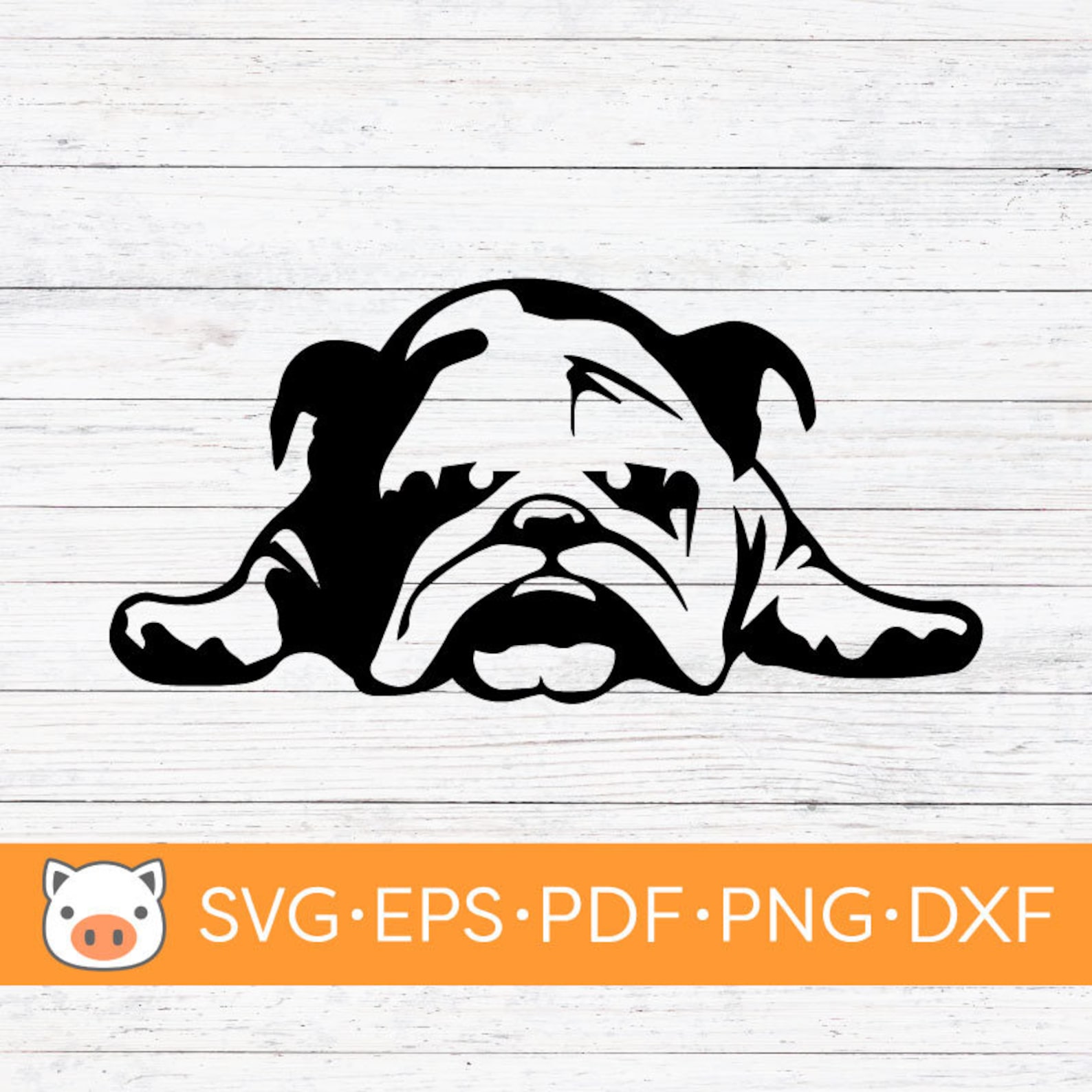 Bulldog SVG Digital Download File, Bully Dog SVG, Vector Cut File ...