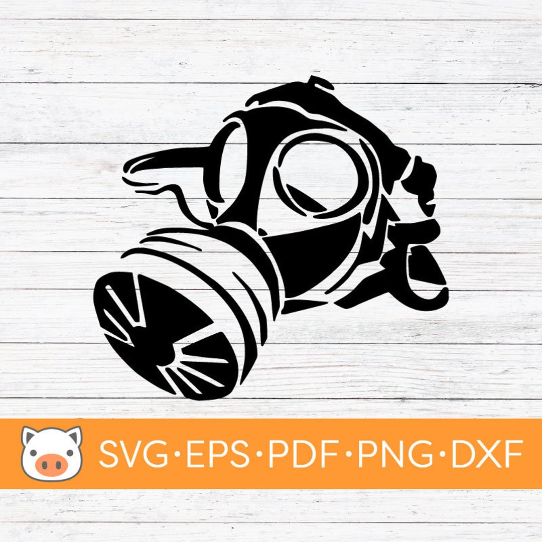 Gas Mask SVG Digital Download File, SVG Vector Cut File, Cricut ...