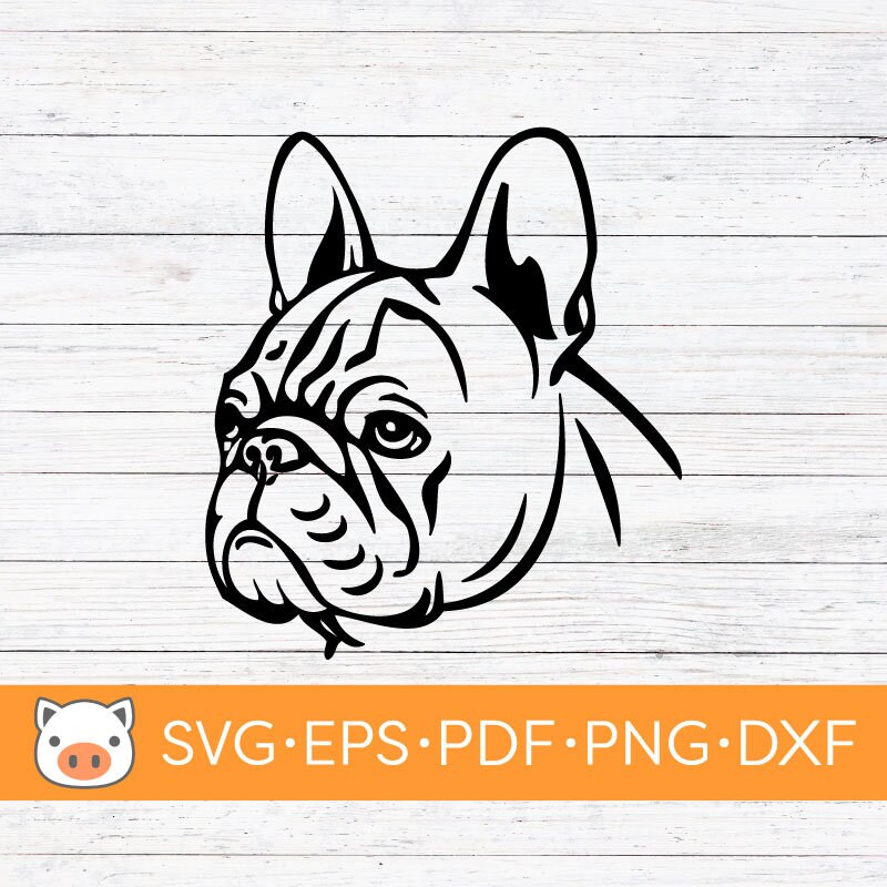 French Bulldog SVG Digital Download File Frenchie SVG Vector - Etsy