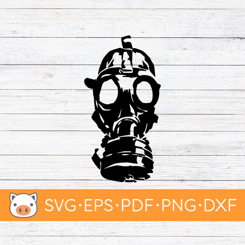 Gas Mask Svg - Etsy