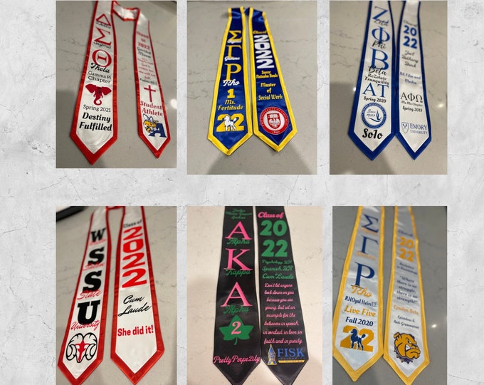 Graduation Stole Graduate Pageant Stole Senior Sash BLING - Etsy