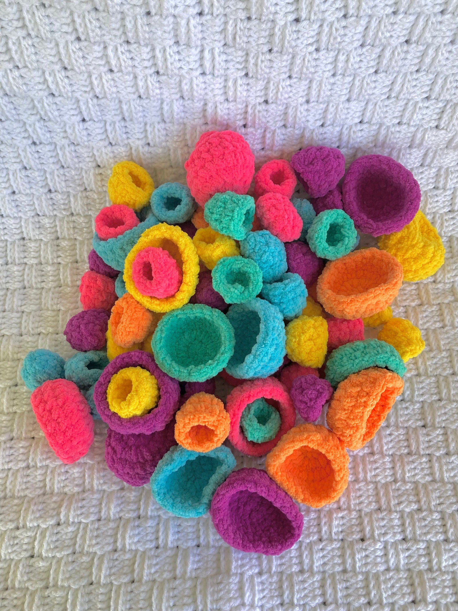 Pop It Crochet Fidget Popper Toy - Etsy Canada