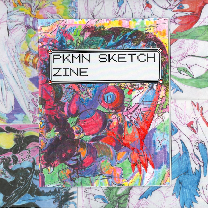Pkmn Sketch Zine - Etsy
