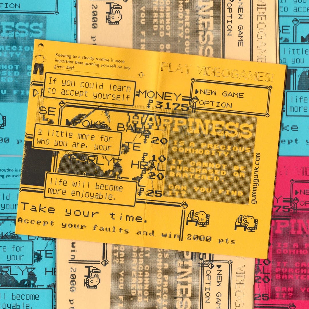 Play Video Games Mini Zine - Etsy