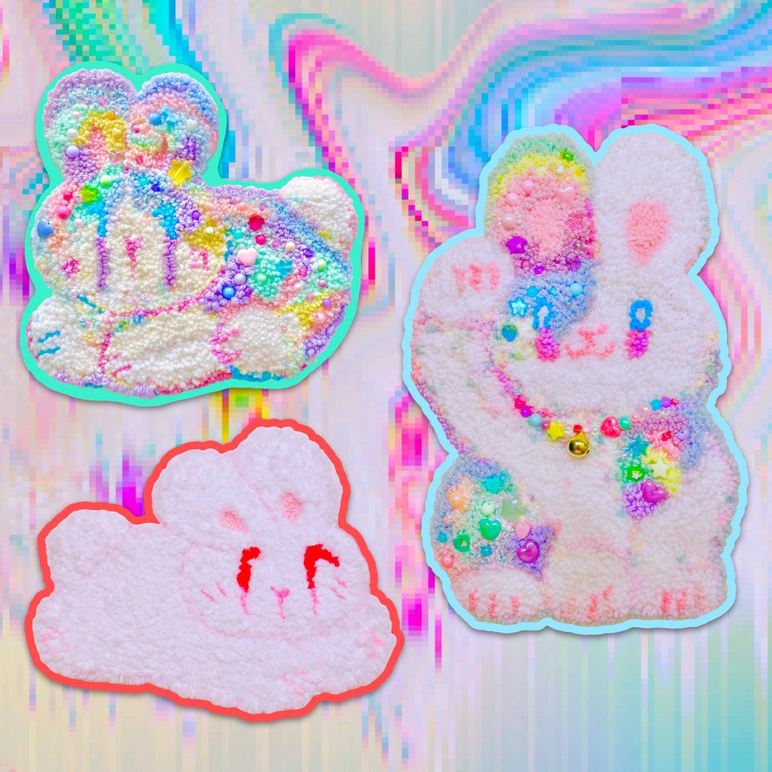 Soft Bunny Stickers - Etsy