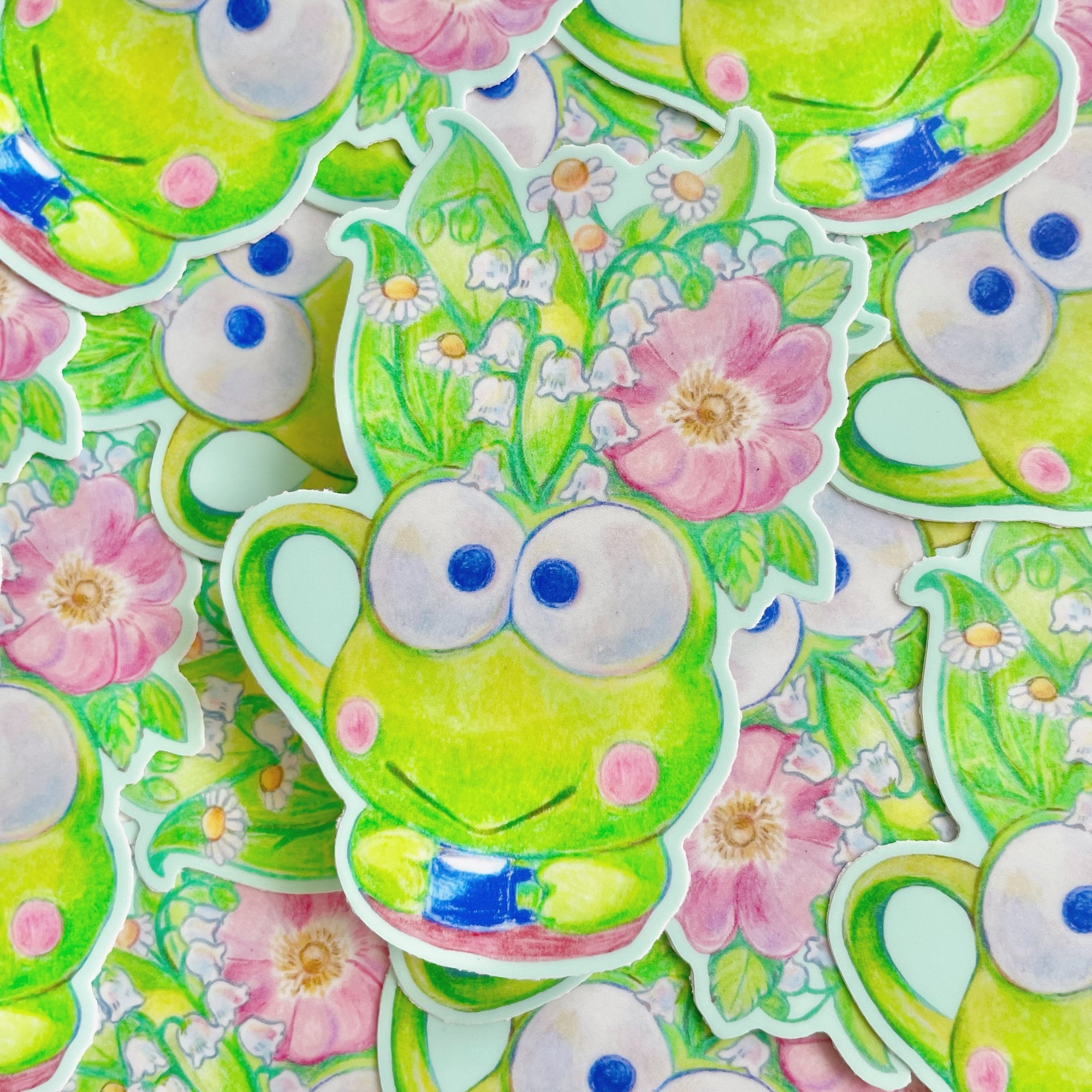 Kawaii Planter Stickers | Etsy