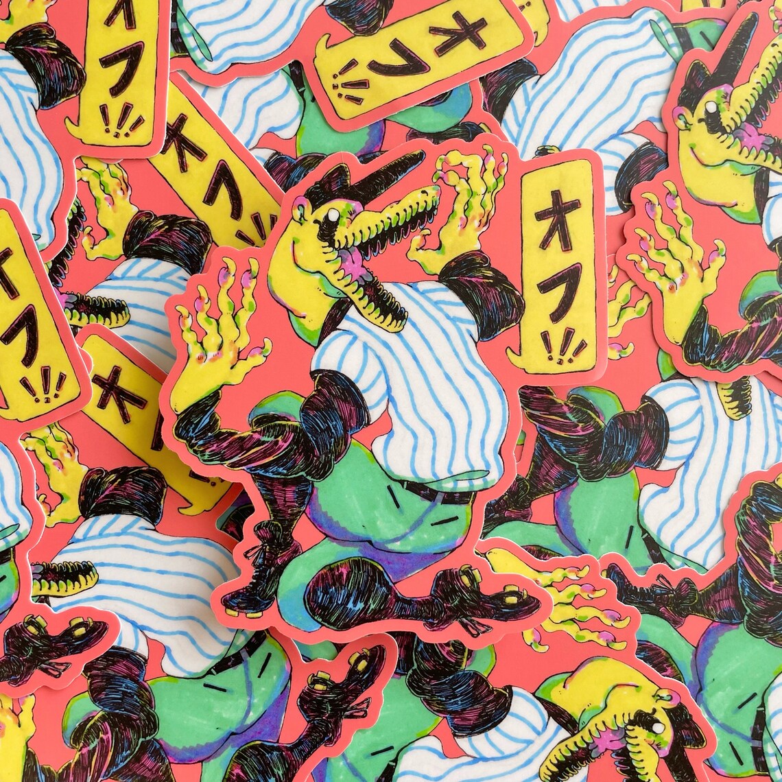 5 Inch Bad Batter Stickers | Etsy