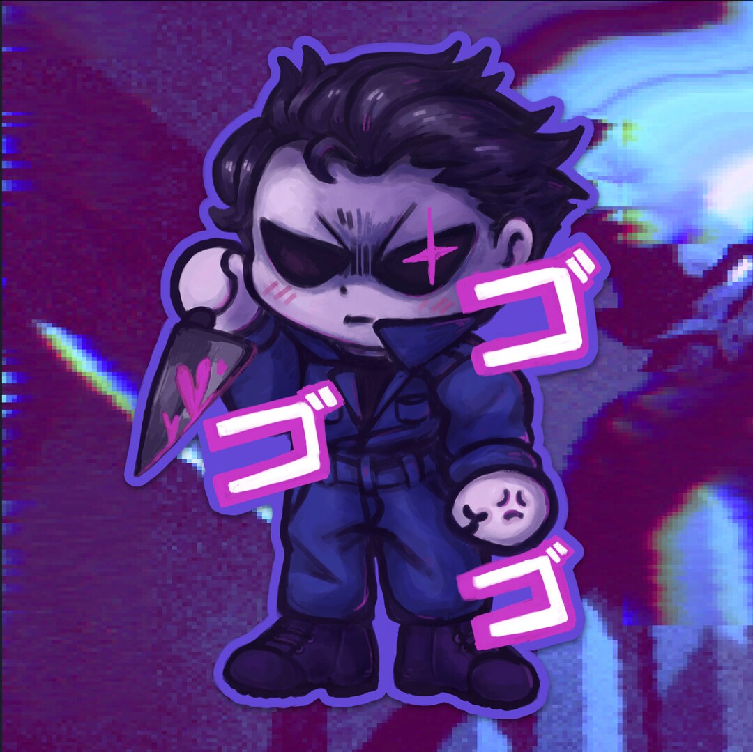 Menacing Shape Sticker - Etsy