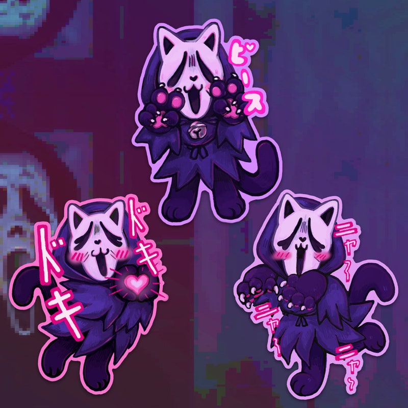 Kitty Ghostface - Etsy