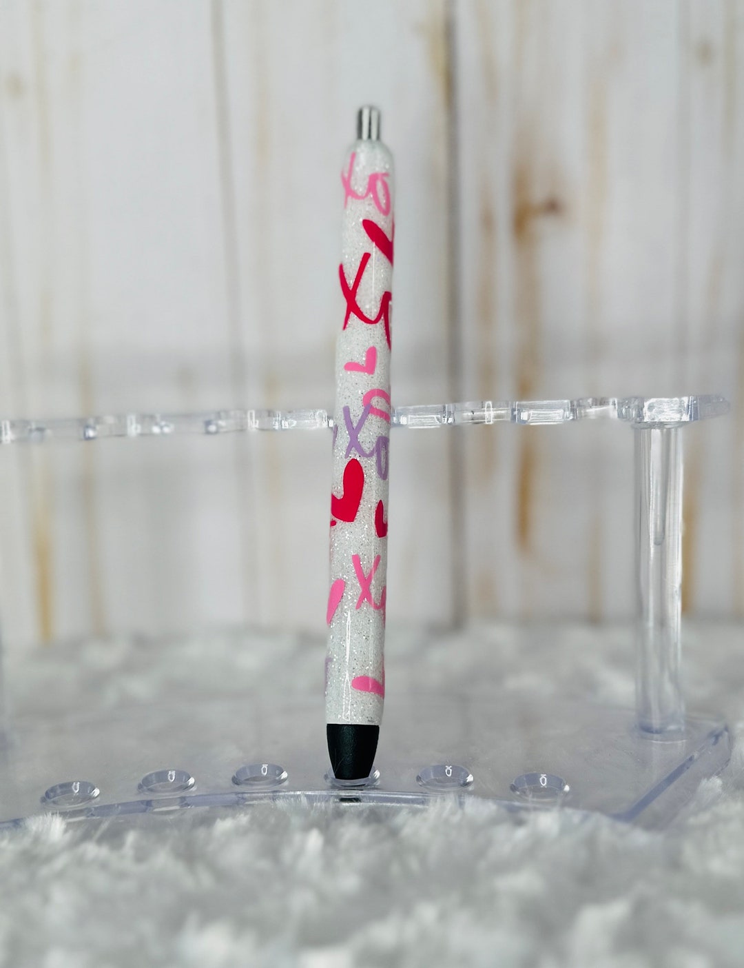 Valentines Day Gift for Her Personalized Glitter Gel Refillable Ink Pen ...