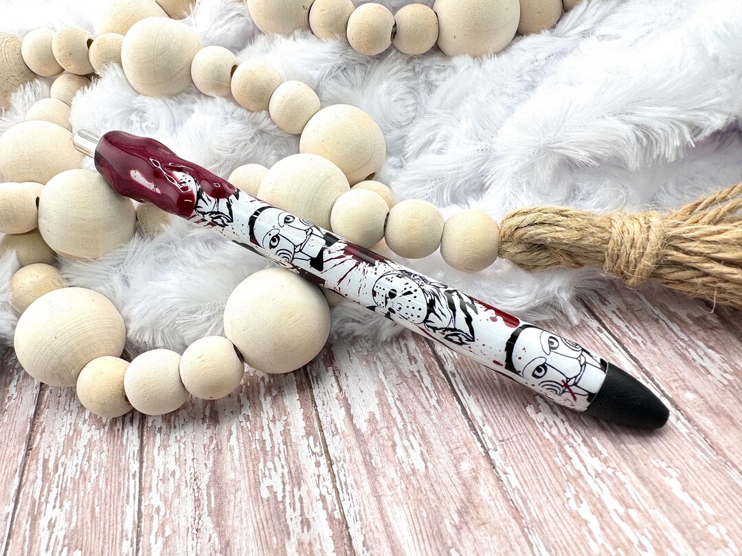 Horror Movie Glitter Pen, Scary Movie Lover, Thriller Movie Gel Pen ...