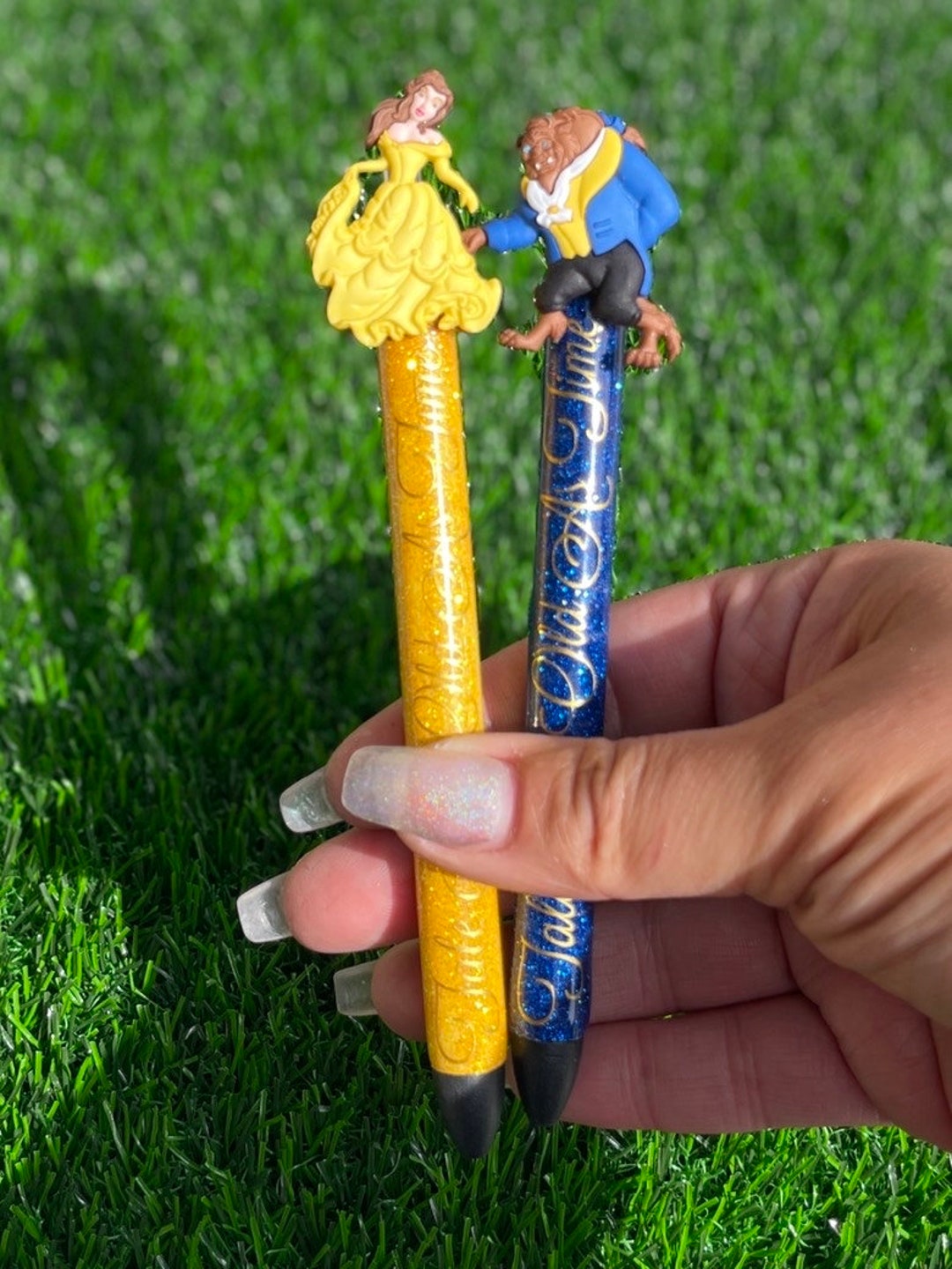 Beauty Princess Pen Set, Beast Pen, Belle Pen, Personalized Pen ...