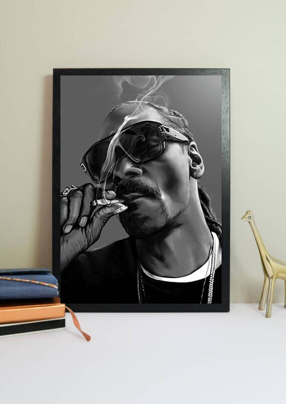 Prints Digital Prints Art & Collectibles Contemporary Wall Decor Rapper ...