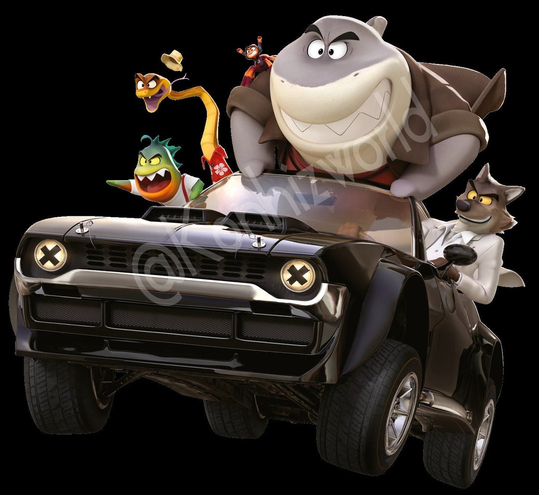 The Bad Guys Movie PNG for Cricut Silhouette File Instant Download ...