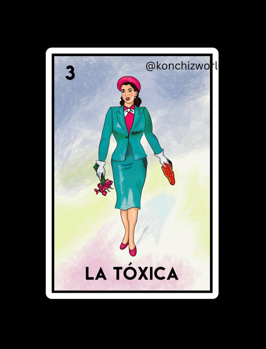 La Toxica PNG File La Dama La Loteria - Etsy