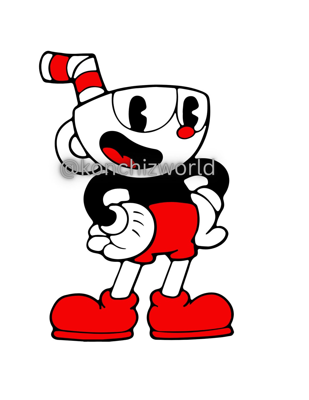 Cuphead SVG File - Etsy