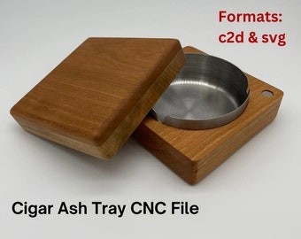 Cnc Cigar Tray - Etsy