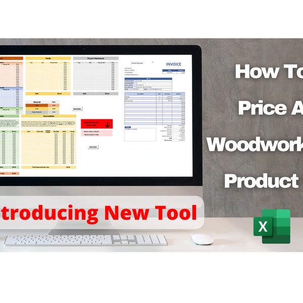 Woodworking Spreadsheet Template - Etsy New Zealand
