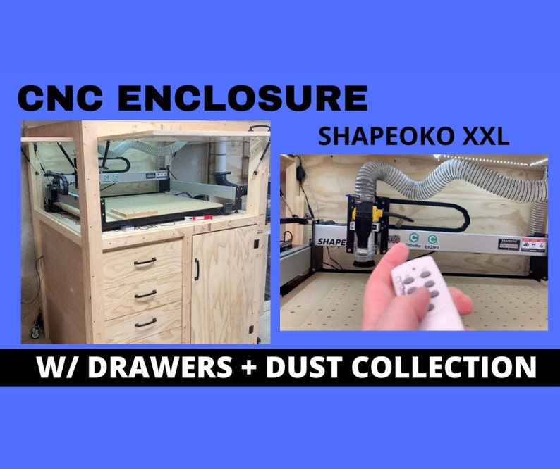 Shapeoko 3 XXL CNC Enclosure Design Plan: Woodworking Template (digital ...