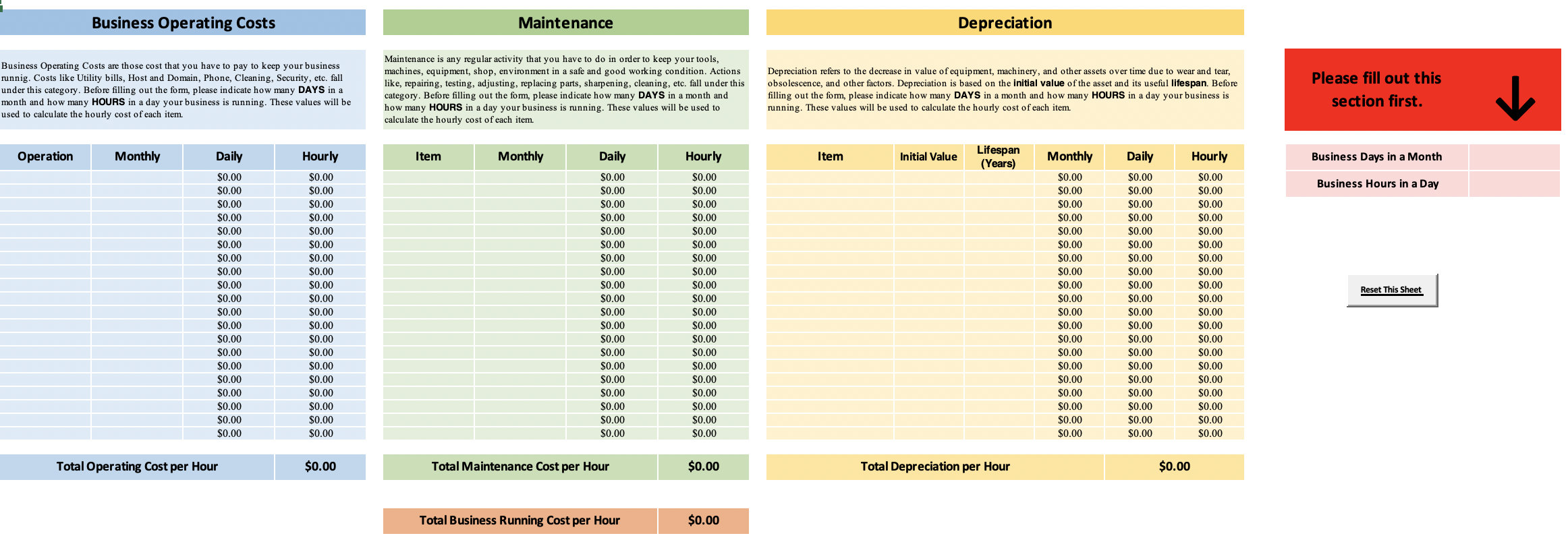 Woodworking Project Pricing Template: Excel Workbook (digital Download ...