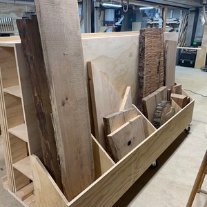 Lumber and Sheet Goods Storage Cart - 32 Page Build Plan - Etsy
